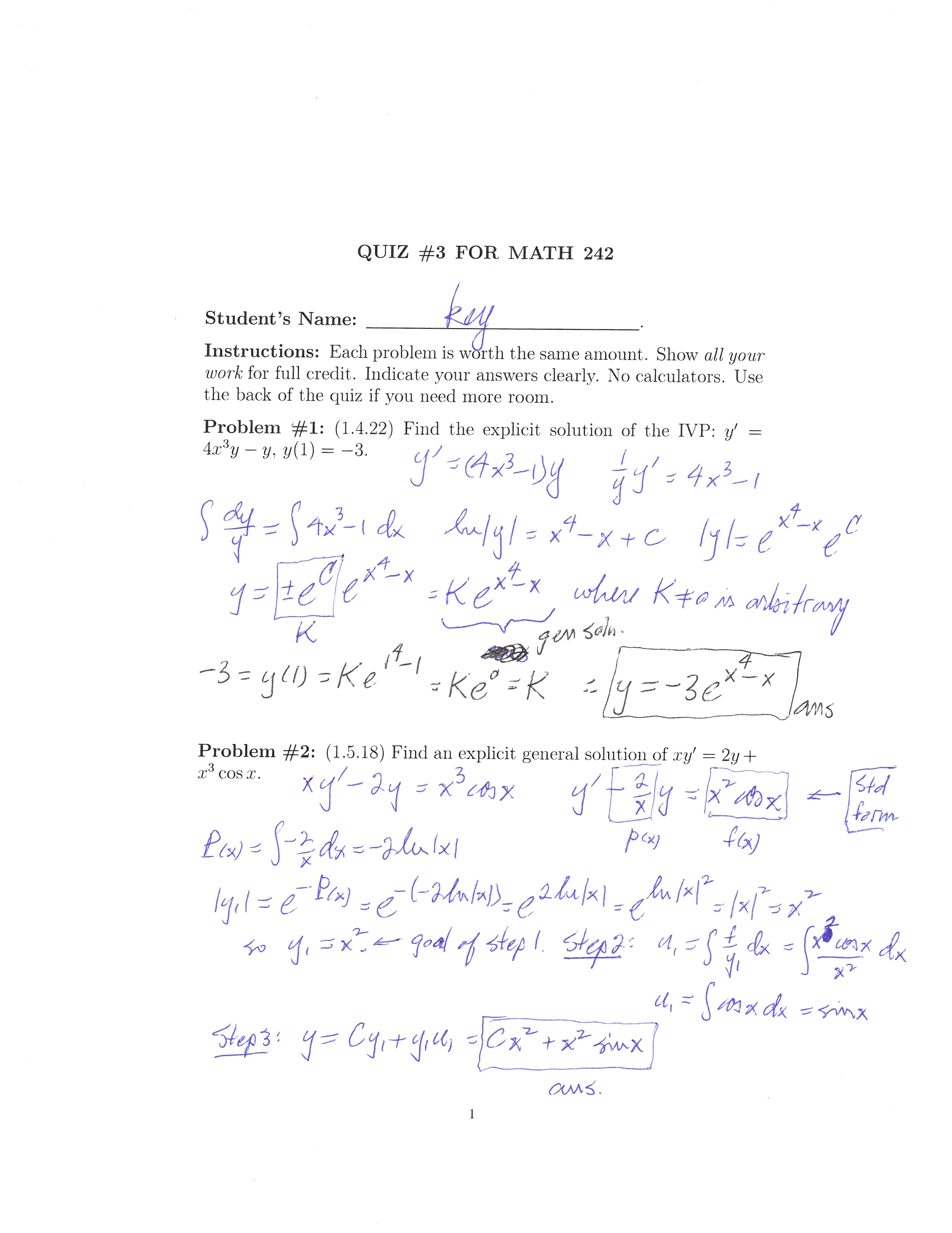 Math 242, Spring 2023